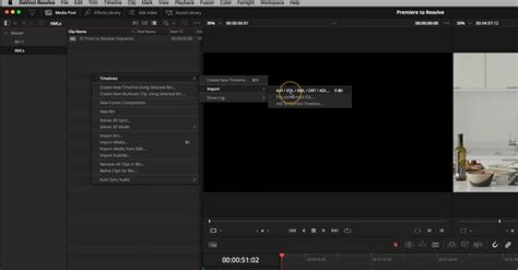 Move Premiere Pro Timeline To Davinci Resolve Xml Workflow