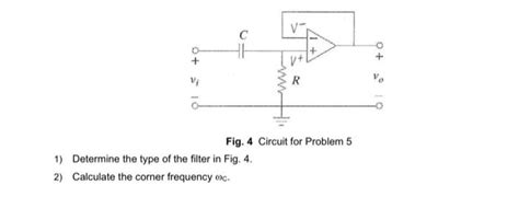 Solved Fig 4 Circuit For Problem 5 1 Determine The Type Of