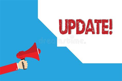 Word Writing Text Update Business Concept For Up To Date Make
