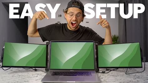 Awesome TRIPLE Monitor Setup Mobile Pixels Trio Max New Version YouTube