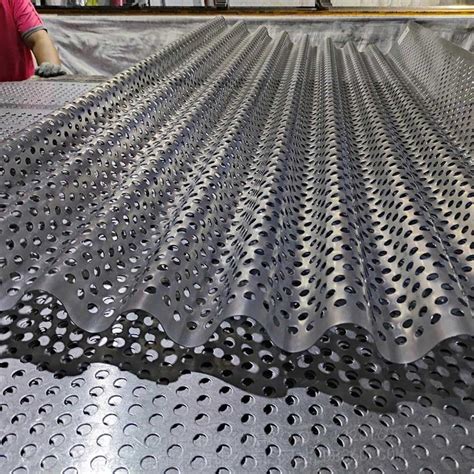 Perforated Corrugated Panels China Galvanized Perforated Corrugated