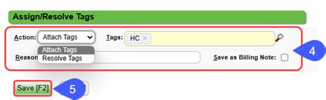 tag workflows attach resolve delete