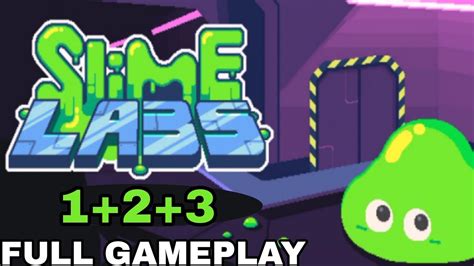 Slime Labs 1 2 3 Full Gameplay Walkthrough With All Endings Youtube