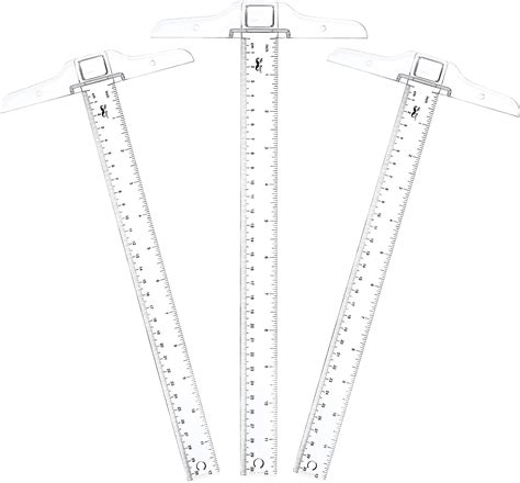 Mr Pen 12 Inches Plastic T Square 3 Pack T Square Ruler T Square