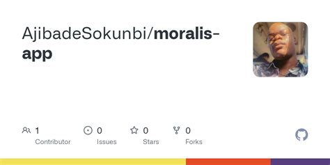Github Ajibadesokunbimoralis App