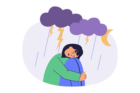 웹 사이트 디자인에 대 한 평면 만화 사람들과 정신 건강 문제 웹 개념 감정에 대한 스톡 벡터 아트 및 기타 이미지 감정 개념 개념과 주제 Istock