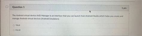 Solved The Android Virtual Device Avd Manager Is An