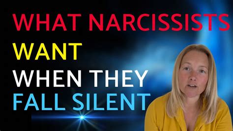Why Do Narcissist’s Fall Silent Towards You: When Narcissists Refuse To Communicate? - YouTube