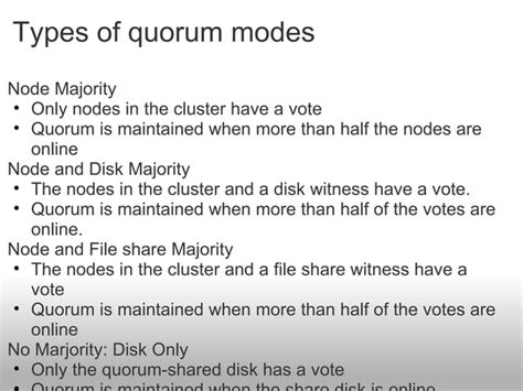 Server High Availability Failover Clusters Ppt