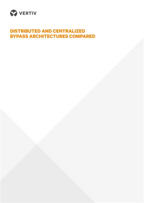 distributed and centralized bypass architectures compared dcd