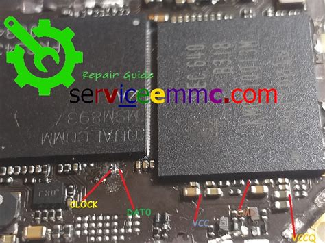 Kode IC Original Dan Letak Pemasang IC PMU PMI CPU Isp EMMC Vivo Y