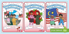 16 September Tarikh Hari Malaysia Poster Rukun Negara