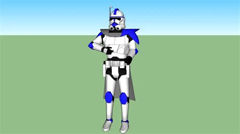 Captain Rex Phase Ii 3d Model