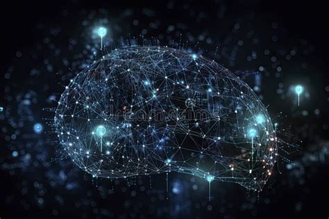 Data Processing And Artificial Intelligence Stock Illustration