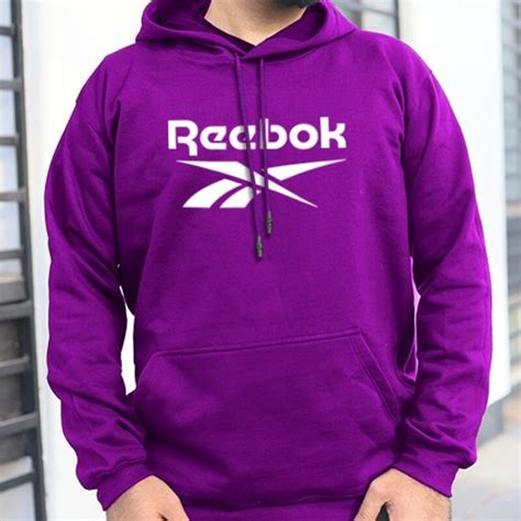 خرید و قیمت هودی مردانه مشکی و رنگ بندی با طرح ریبوک از غرفه تیشرت های