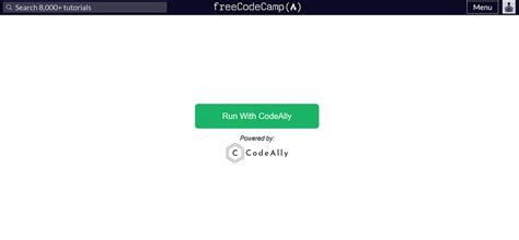 Stuck At Run With Codeally Freecodecamp Support The Freecodecamp
