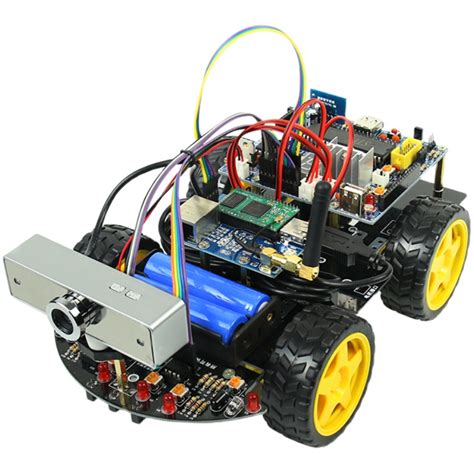 Yaomai Smart Car 51 Microcontroller Kit Diy Chassis Track And Obstacle