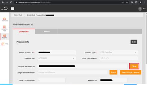 Pos3 5 Fnb Register License Prompted Same Device Can Only Maintain 1 Temp Product Id