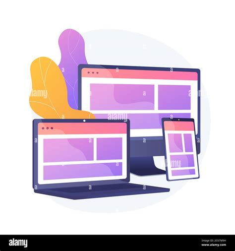 Adaptive Web Design Vector Concept Metaphor Stock Vector Image And Art