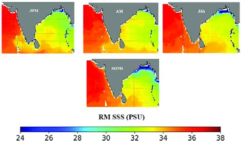 Seasonal Sss Products Derived From The Rm For The Year 2019 Location