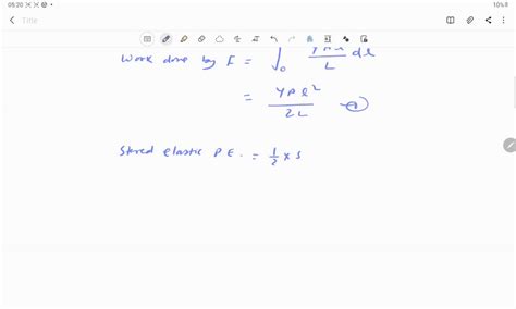 A Metal Wire Of Length L Area Of Cross Section A And Youngs Modulus Y Is Stretched By A