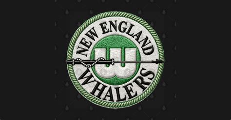 New England Whalers Classic Logo Patch Hartford Whalers T Shirt