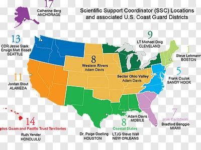 Coast Guard Sectors Map