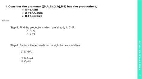 Conversion Of Cfg To Cnf Pptx