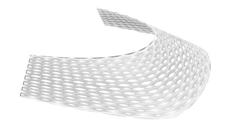 fading hexagonal pattern on double curved surface with attractor
