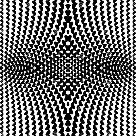 Vector Geometric Background With Distortion Effect Stock Vector