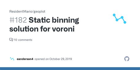static binning solution for voroni · issue 182 · residentmario geoplot