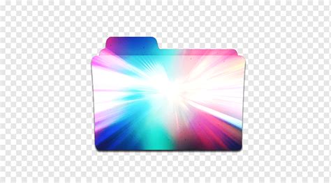 Macintosh Directory ICO Icon Bright Folder Purple Rectangle
