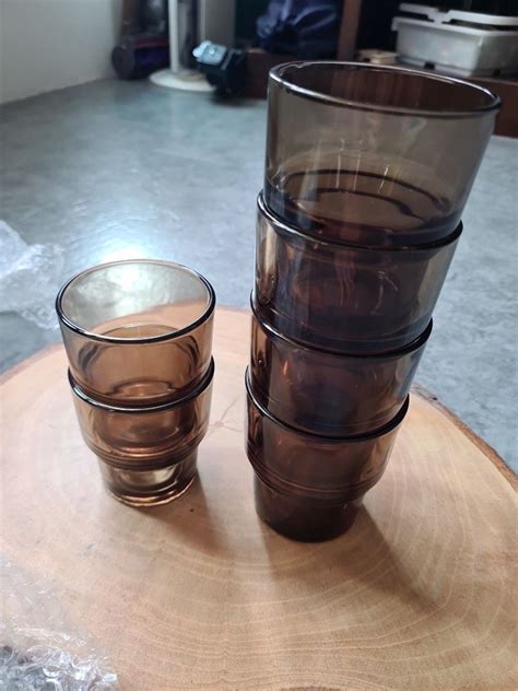 Vintage Vereco France Stackable Glasses Furniture And Home Living