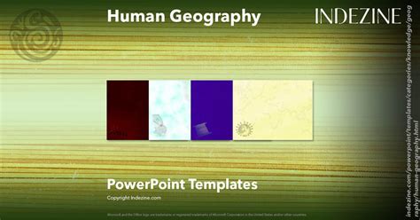 Human Geography Powerpoint Templates