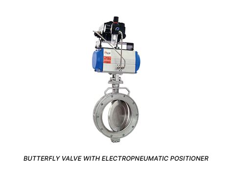 Butterfly Valve With Electropneumatic Positioner