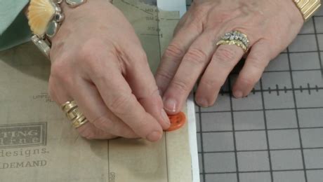 Adjust A Pattern For Button Size Video Threads