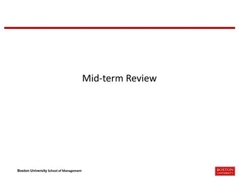 PPT Mid Term Review PowerPoint Presentation Free Download ID 3276953