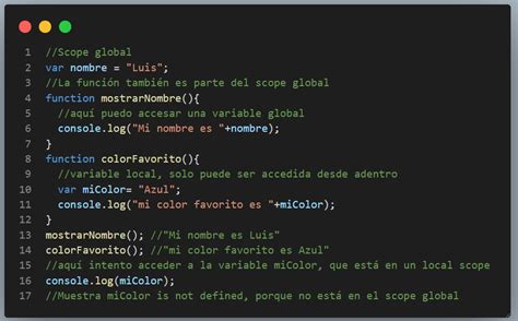 que es un scope — que es una función y tipos de funciones Ámbito de