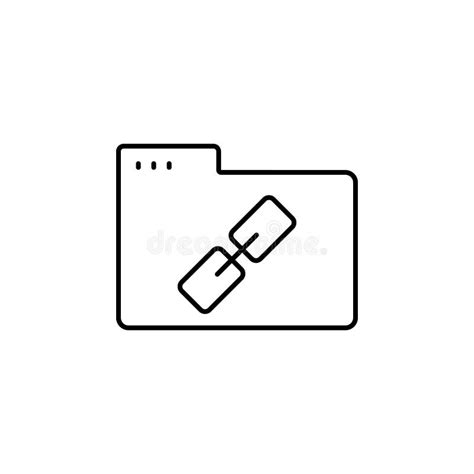 Folder Chain Stock Illustrations 1227 Folder Chain Stock