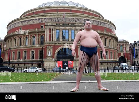 Rishikis From Japans Sumo Kyokai Daisuke Kitanowaka Poses For A Photo