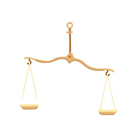 Libra Balance Scale Cartoon Vector Illustration 39616340 Vector Art At