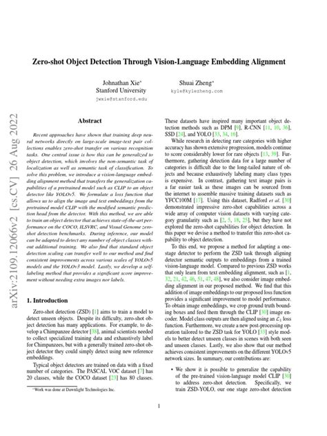 2021 zero shot object detection through vision language embedding