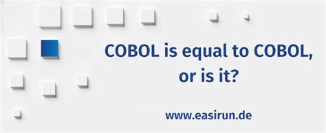 Easirun Europa Gmbh On Linkedin Cobol Code Transformation