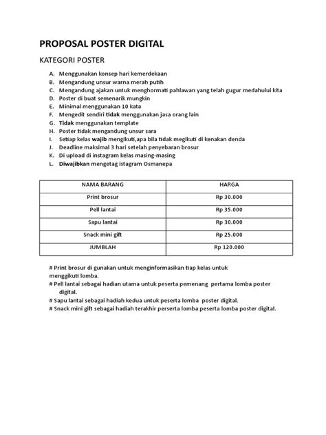 Lomba Poster Digital Hari Kemerdekaan Pdf