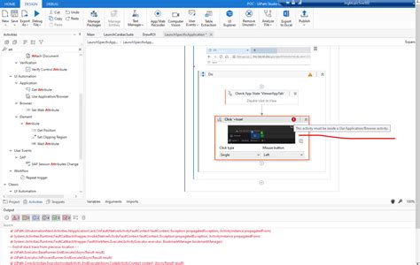 Unable To Use Click Activity Inside Attach Browser Activity Studio UiPath Community Forum