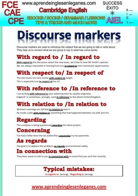Discourse markers are used to introduce the subject that we are going ...