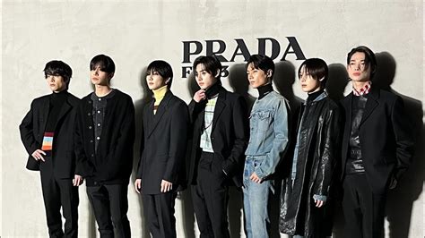 Enhypen At The Prada Fw 2023 Menswear Fashion Show In Milan Youtube