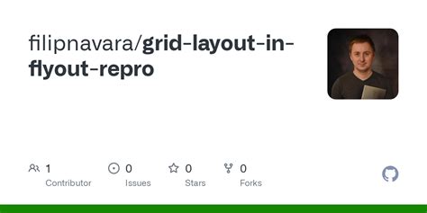 GitHub Filipnavara Grid Layout In Flyout Repro