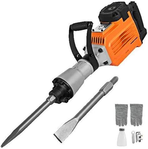 3600w Demolition Jack Hammer Drill W 2chisels Heavy Jackhammer Ground