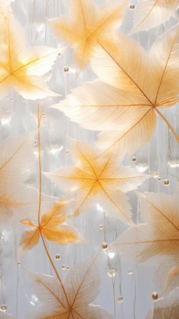 Pattern Glass Fusing Art Backgrounds Texture Plant Premium Ai